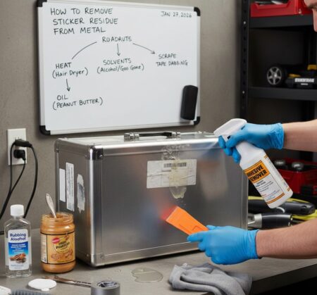 How to Remove Sticker Residue Safely From Any Surface