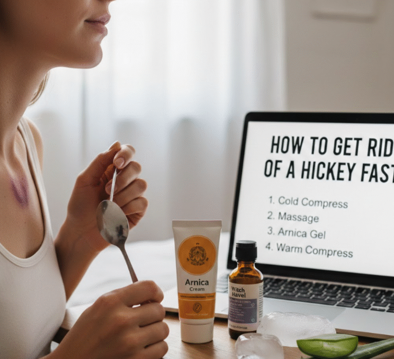 How to Get Rid of a Hickey Fast: Proven Safe Methods