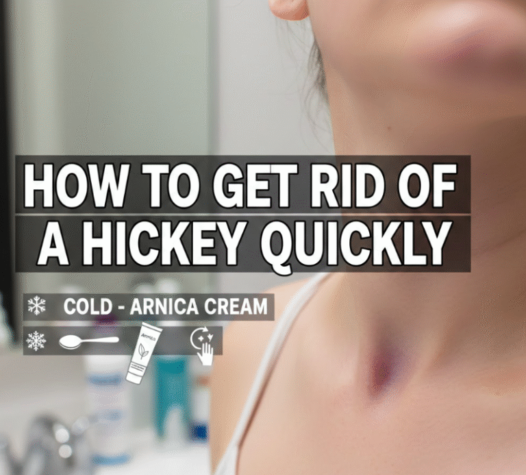 How to Get Rid of a Hickey Fast: Proven Safe Methods