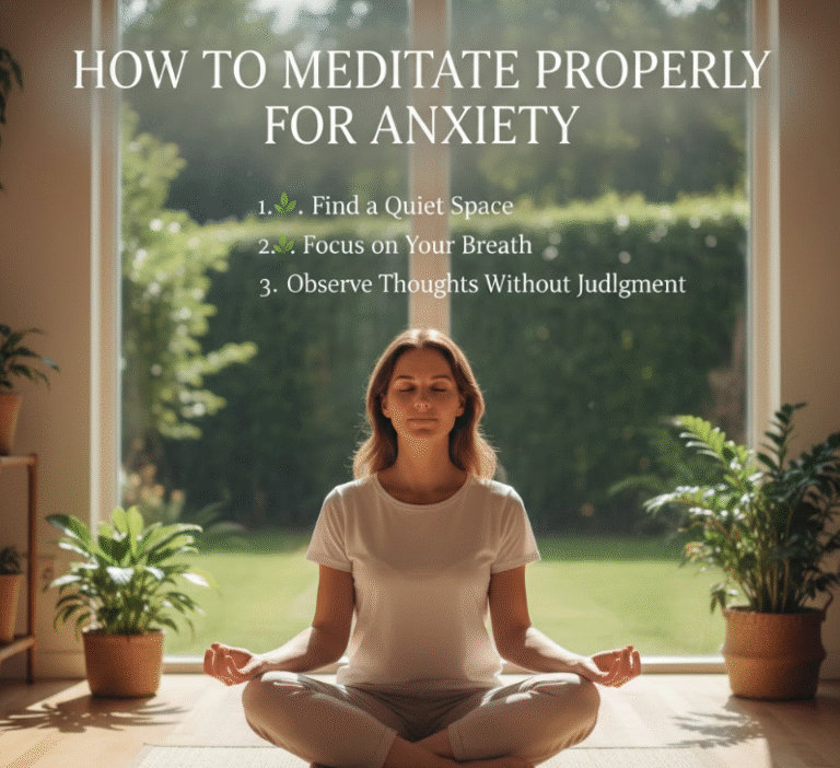 How to Meditate Properly: Beginner’s Complete Guide