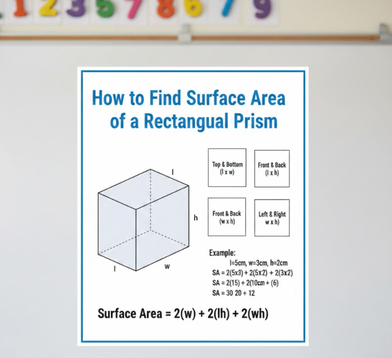 How to Find Surface Area: Formulas, Steps & Examples